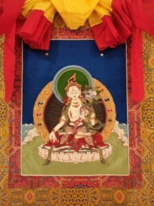 Thangka Weiße Tara – Garchen Rinpoches Meditationszentrum in Wien